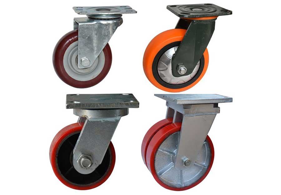 Iron, Light, Medium & Heavy Duty, Elastic Rubber Caster Wheels Supplier ...